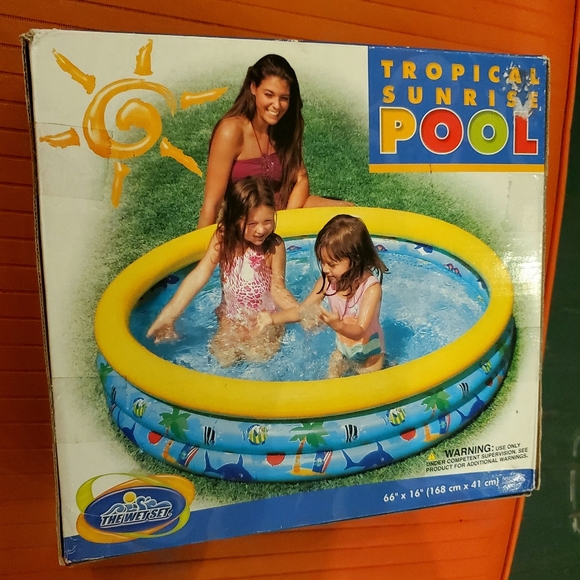 wet set pool | Other | Nib Inflatable Pool | Poshmark